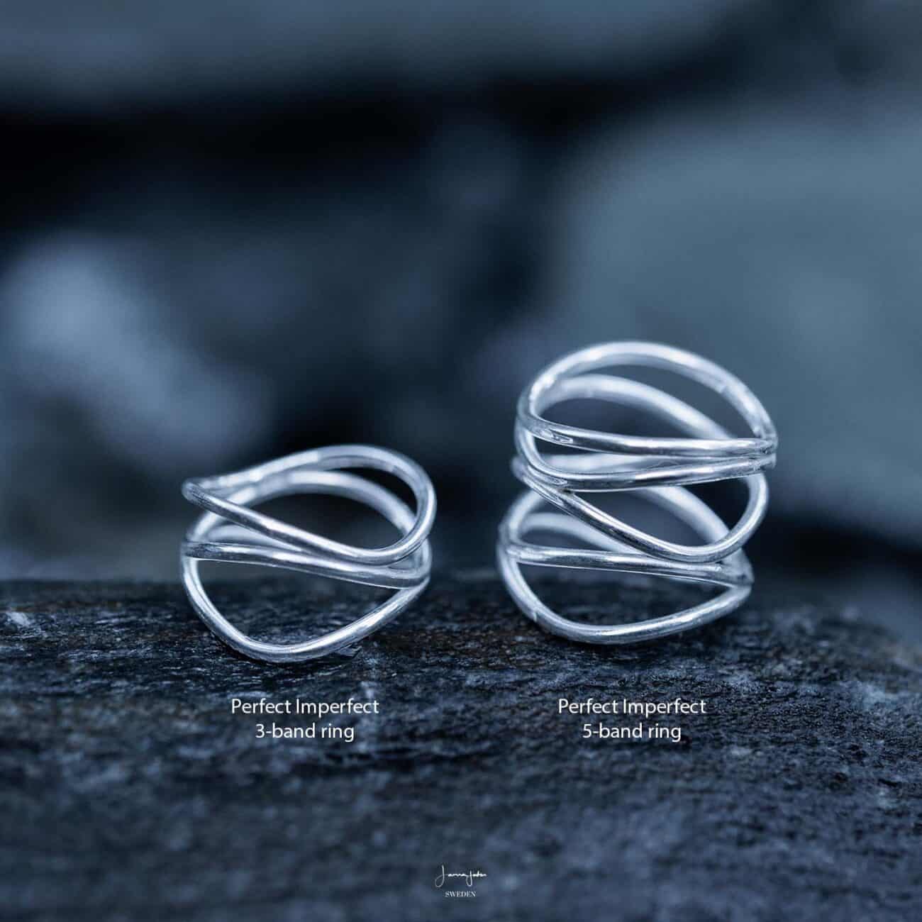 Perfect Imperfect - 3 stacked ring - Jonna Jinton Sweden